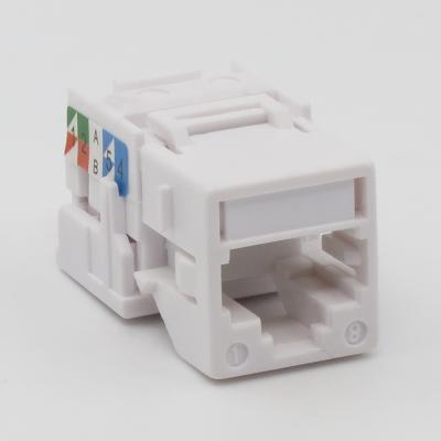 Cina Ethernet Jack White trapezoidale RJ45 8P8C Cat5e Utp di Lucent 180 gradi in vendita