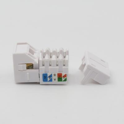 Cina Ethernet Jack White trapezoidale RJ45 8P8C Cat5e Utp di Lucent 180 gradi in vendita