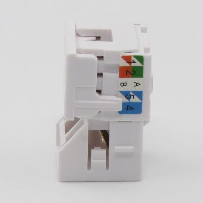 Cina Ethernet Jack White trapezoidale RJ45 8P8C Cat5e Utp di Lucent 180 gradi in vendita