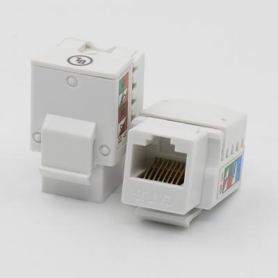 Cina Perforazione trapezoidale della parete di Ethernet dell'UL 90 Cat6 Jack 8p8c giù rj45 in vendita