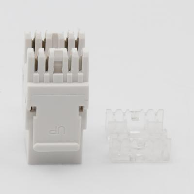 Cina Un gatto 6 Utp Jack 8P8C, accoppiatore in-linea da 180 gradi della chiave di volta bianca Cat6 in vendita