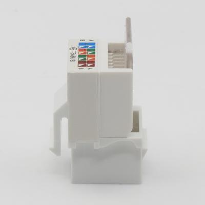 中国 90度のイーサネット台形ジャックのPC UTP、8P8C Cat5e Rj45台形ジャック 販売のため