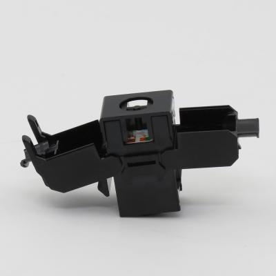 Cina Chiave di volta Jack 8p8c 180 di categoria 6 di RJ45 UTP con la porta antipolvere in vendita