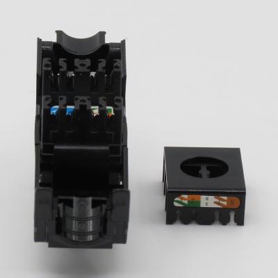 Cina Chiave di volta Jack 8p8c 180 di categoria 6 di RJ45 UTP con la porta antipolvere in vendita