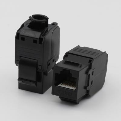 Cina Grado trapezoidale nero 8p8c Toolless UTP RJ45 di Cat6 Jack 180 in vendita