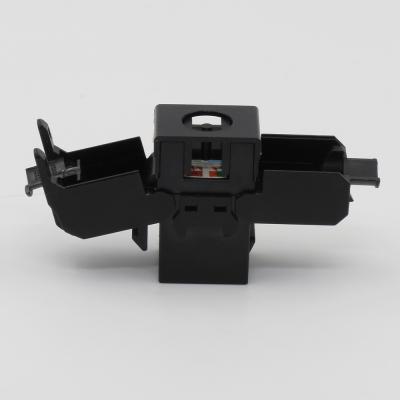 Cina Grado trapezoidale nero 8p8c Toolless UTP RJ45 di Cat6 Jack 180 in vendita
