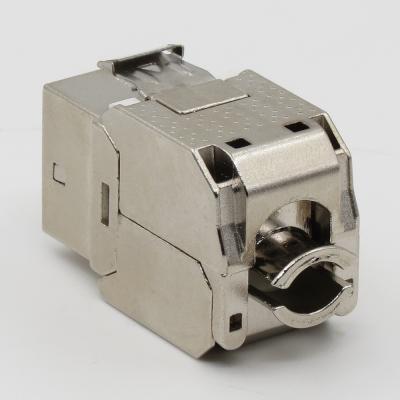 Cina RJ45 STP Cat6 Jack Coupler trapezoidale, cavo di Ethernet 8p8c Jack trapezoidale in vendita
