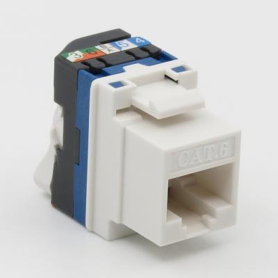Cina Toolless Cat6 Jack trapezoidale UTP RJ45 180 8p8c bianco in vendita