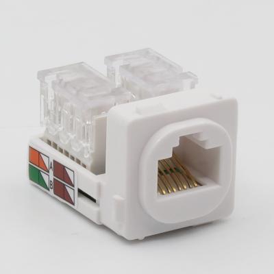 Cina Cat6 90 connettore trapezoidale di Utp Jack Australia Rj 45 di grado in vendita