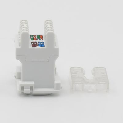 China Conector trapezoide branco de Cat6 Rj45 Jack Inline Coupler UTP 8P8C à venda