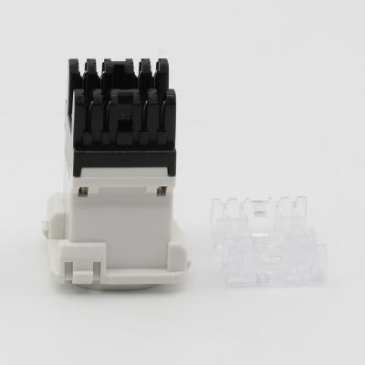 中国 PCのUtp Cat6台形ジャック オーストラリアのタイプ8P8C RJ45 180度の白い黒 販売のため