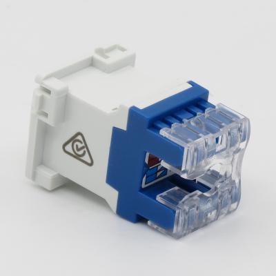 Cina Incavo Cat6 Jack trapezoidale di UTP Rj45 perforazione dell'Australia da 180 gradi giù in vendita