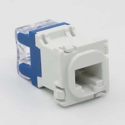 Cina Incavo Cat6 Jack trapezoidale di UTP Rj45 perforazione dell'Australia da 180 gradi giù in vendita