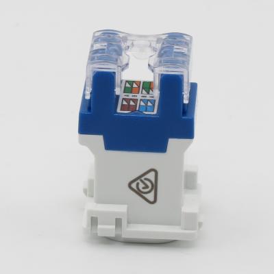 Cina Incavo Cat6 Jack trapezoidale di UTP Rj45 perforazione dell'Australia da 180 gradi giù in vendita