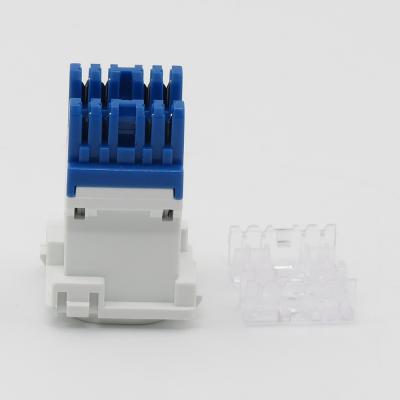 Cina Incavo Cat6 Jack trapezoidale di UTP Rj45 perforazione dell'Australia da 180 gradi giù in vendita
