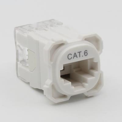 Cina Gatto 6 Utp Jack trapezoidale 8P8C dell'Australia RJ45 180 gradi in vendita