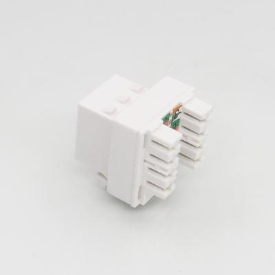 Cina Connettore trapezoidale bianco di grado Rj45 di Cat5E Jack 8p8c 90 in vendita