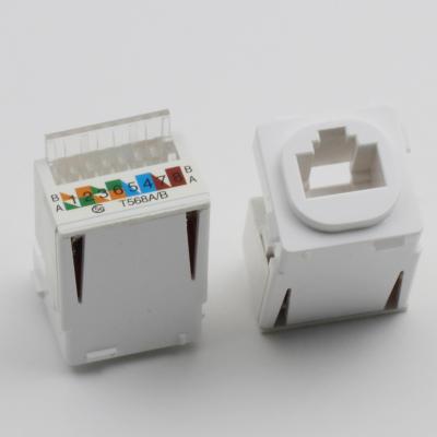 Cina inserzione trapezoidale del gatto 5e Rj45 di 6-50u Cat5E Jack 8p8c Australia in vendita