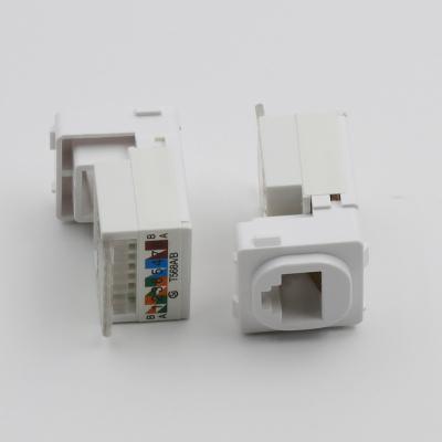 Cina inserzione trapezoidale del gatto 5e Rj45 di 6-50u Cat5E Jack 8p8c Australia in vendita