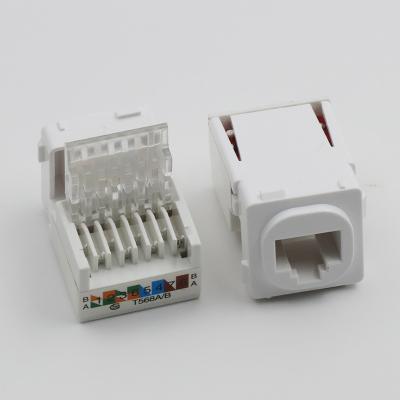 Cina inserzione trapezoidale del gatto 5e Rj45 di 6-50u Cat5E Jack 8p8c Australia in vendita