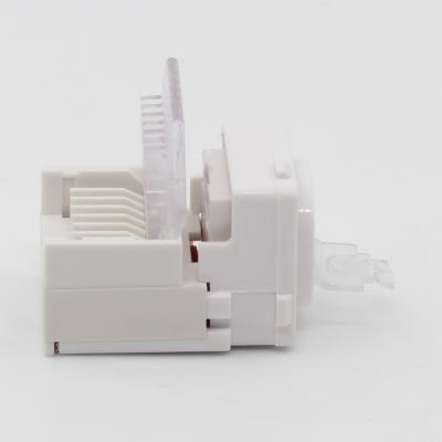中国 Toollessの塵の証拠Cat5e Rj45台形ジャックのモジュラー ネットワーク8p8c 販売のため