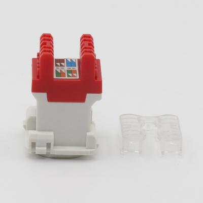 Cina Chiave di volta rossa Jack Australia Ethernet Wall Punch di Cat5e Rj45 180 giù in vendita