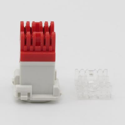 Cina Chiave di volta rossa Jack Australia Ethernet Wall Punch di Cat5e Rj45 180 giù in vendita