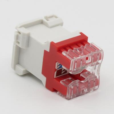 Cina Chiave di volta rossa Jack Australia Ethernet Wall Punch di Cat5e Rj45 180 giù in vendita