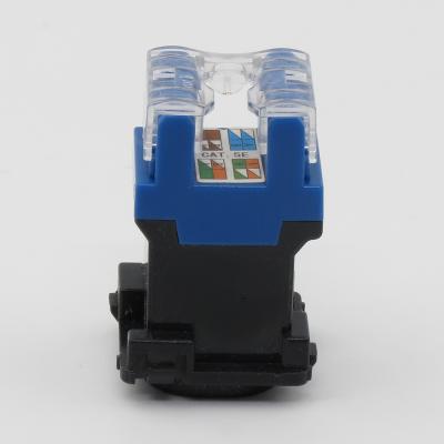 Cina Cat5E blu Jack trapezoidale un tipo australiano 8p8c UTP da 180 gradi in vendita