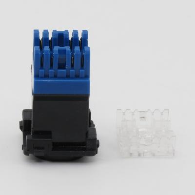 Cina Cat5E blu Jack trapezoidale un tipo australiano 8p8c UTP da 180 gradi in vendita