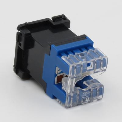 Cina Cat5E blu Jack trapezoidale un tipo australiano 8p8c UTP da 180 gradi in vendita