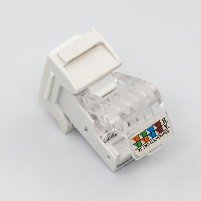 Cina Connettore trapezoidale di grado Rj45 di CAT5E 8p8c UTP Jack 90 in vendita