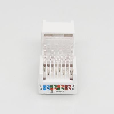 China Perfurador de Toolless 8p8c Cat5e abaixo do tipo trapezoide de Jack Rj 45 UTP 128 à venda