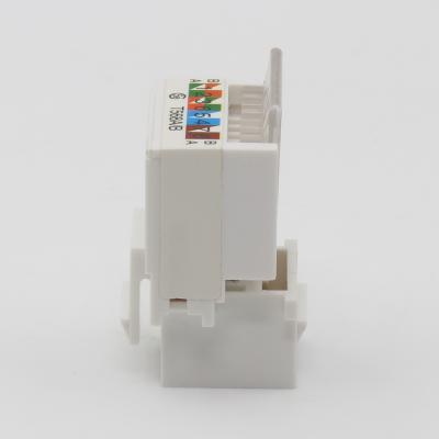 中国 Cat5e UTP Rj45 Toolless台形ジャックのABS 8p8cイーサネット 販売のため