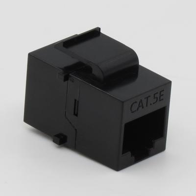 中国 8P8C RJ45のインライン カプラーUTP 180度のイーサネット インライン コネクター 販売のため