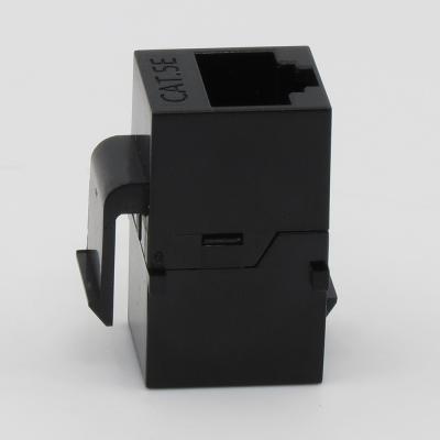 中国 8P8C RJ45のインライン カプラーUTP 180度のイーサネット インライン コネクター 販売のため