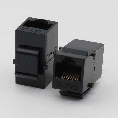中国 8P8C RJ45のインライン カプラーUTP 180度のイーサネット インライン コネクター 販売のため