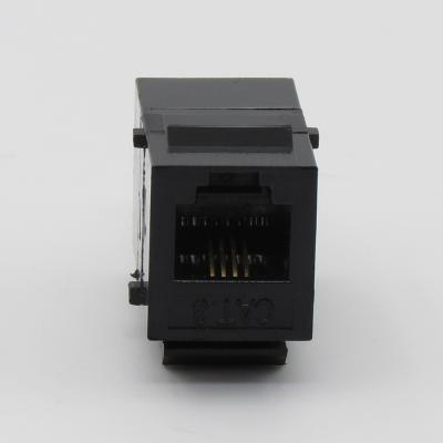 中国 90程度RJ11のインライン カプラー6P4CのCat3電話インライン カプラー 販売のため