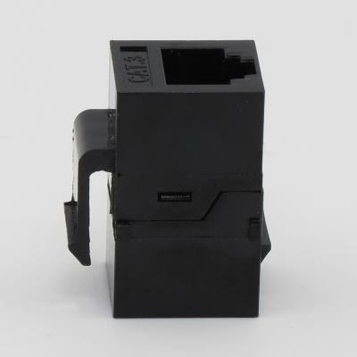 中国 90程度RJ11のインライン カプラー6P4CのCat3電話インライン カプラー 販売のため