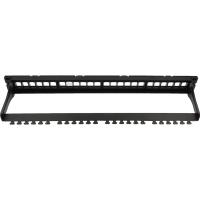 China 19 Inch 1U 24 Port Blank Keystone Patch Panel for Cat6 Cat5E Cat6A UTP for sale