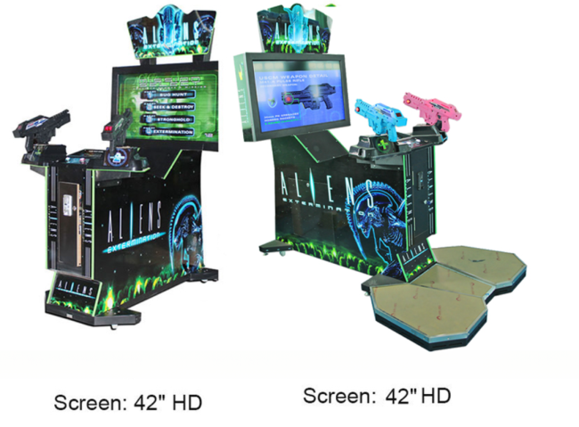 Gameplay screen showing House of Dead 3 game