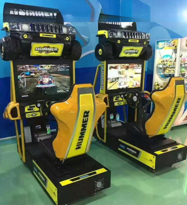 Hummer racing arcade machine full setup