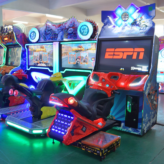 Gameplay screen showing racing selection