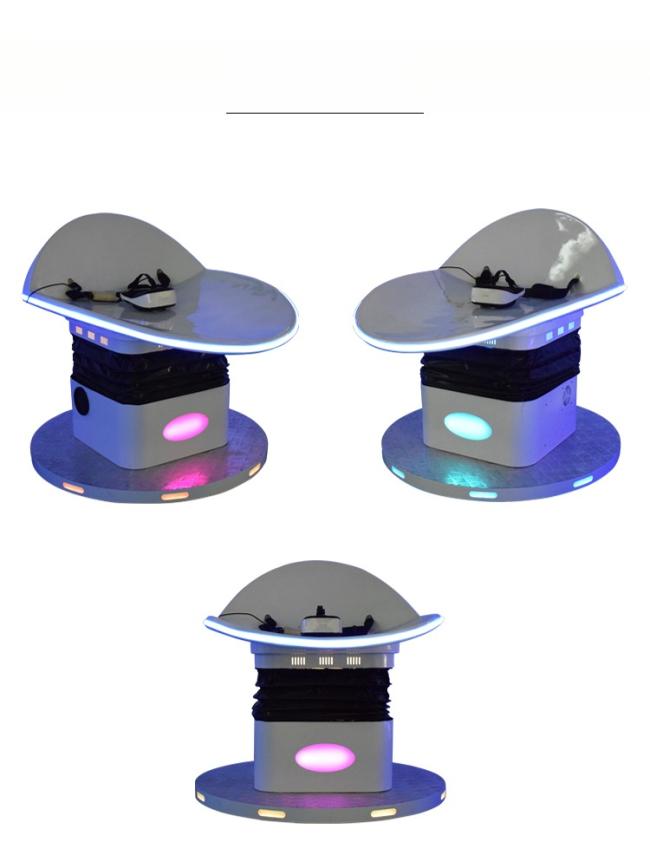 9D VR Simulator in action with player using the machine