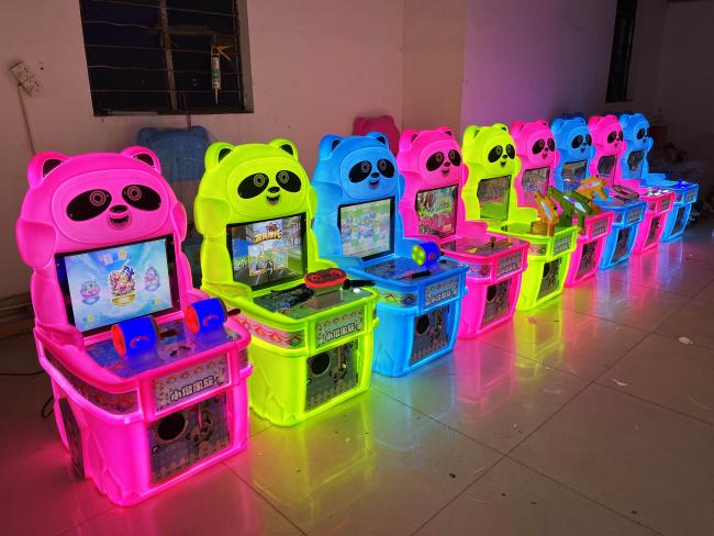Panda Kids Game Machine control panel