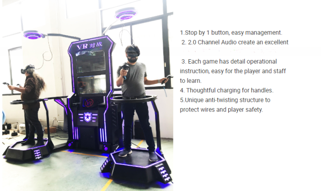 Two players enjoying VR Magic Box experience