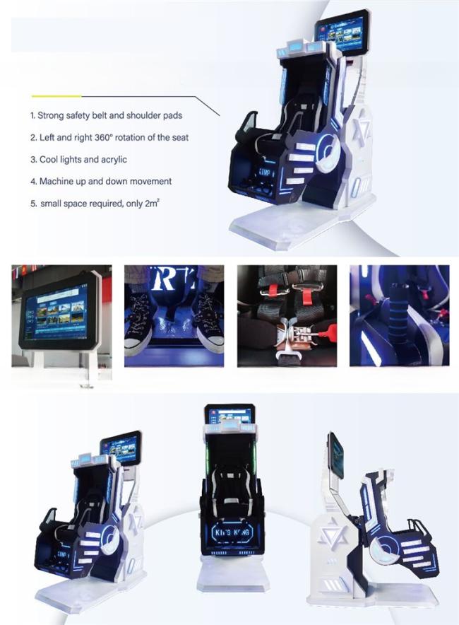 VR Roller Coaster Simulator in operation