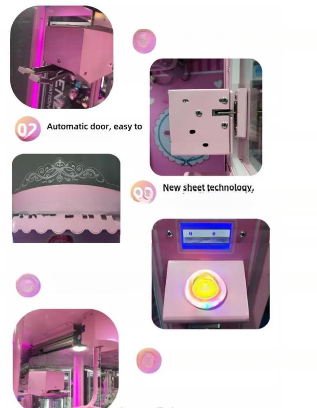 Machine control panel with LCD screen