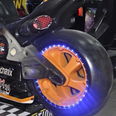 China Motofiets die Veelvoudige de Spelers Aaneen te schakelen Functie simuleren van Arcade Racing Game Machine With Te koop