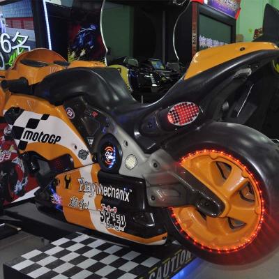 China Motofiets die Veelvoudige de Spelers Aaneen te schakelen Functie simuleren van Arcade Racing Game Machine With Te koop